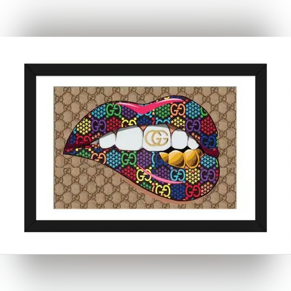 Gucci | Wall Decor | Gucci 8 2x11 Framed Wall Art | Poshmark